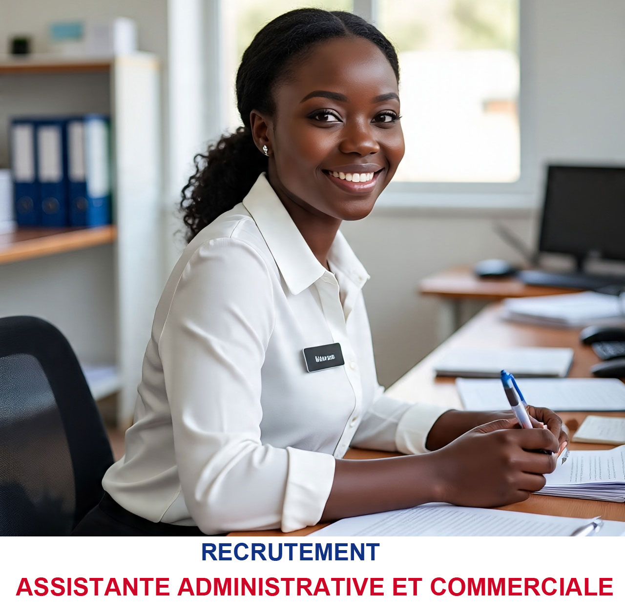 RECRUTEMENT ASSISTANTE ADMINISTRATIVE ET COMMERCIALE - Y'a Bara